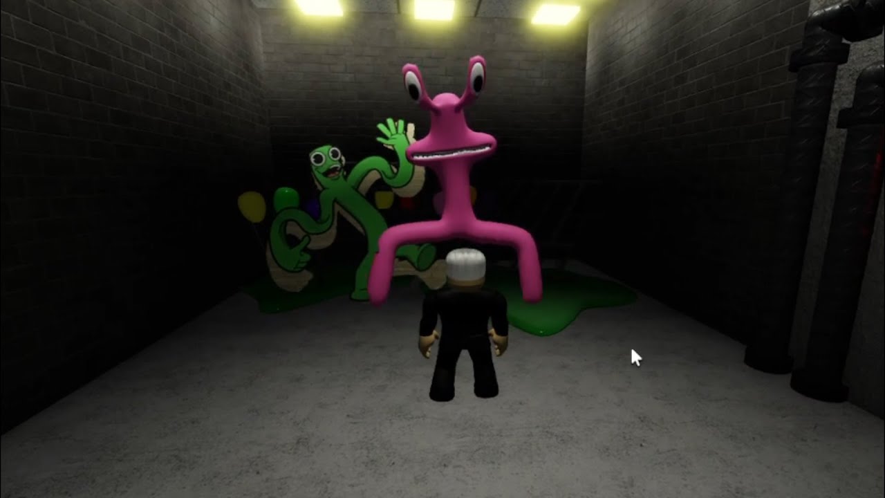 Rainbow Friends CHAPTER 3: PINK JUMPSCARE CONCEPT (RAINBOW FRIENDS ...