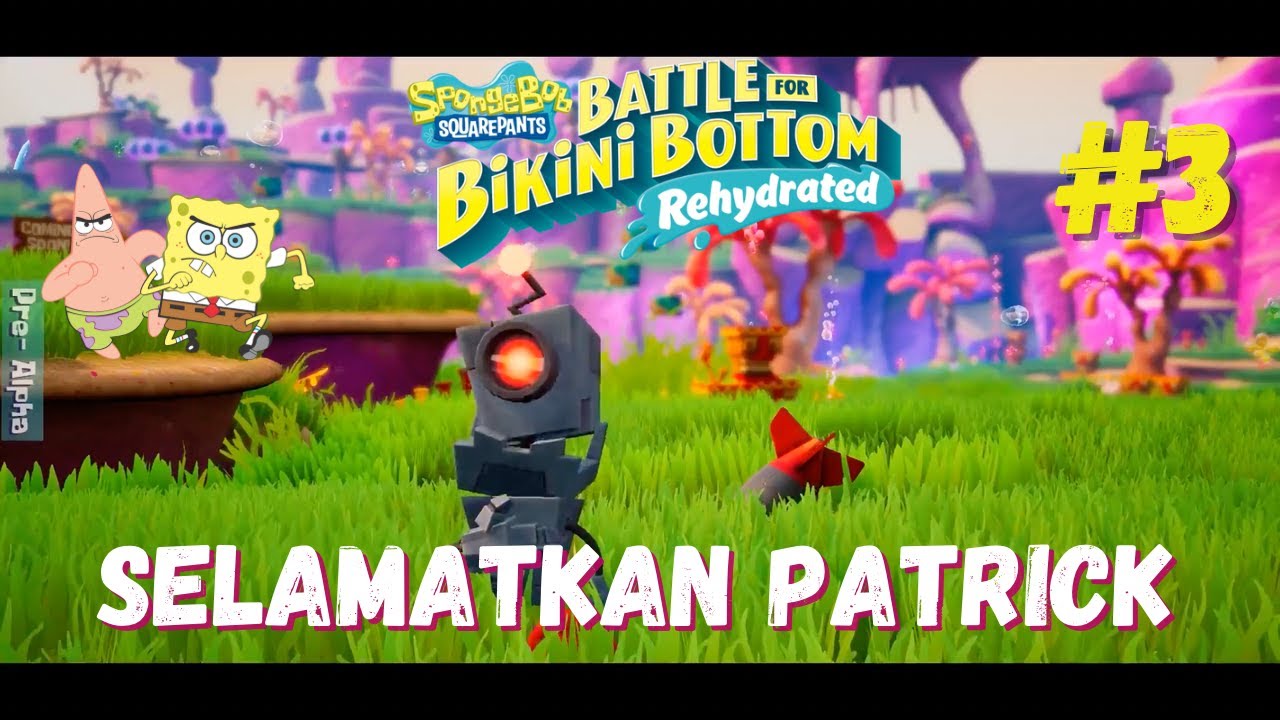 TOLONG PATRICK‼️ DIA DIKEPUNG ROBOT NAKAL DI GUA UBUR-UBUR⁉️ SPONGEBOB ...