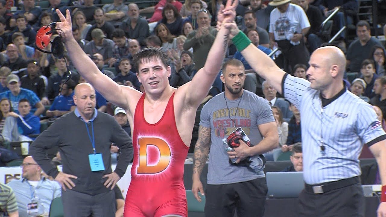 Delsea's Bill Janzer wins state wrestling title at 182 pounds - YouTube