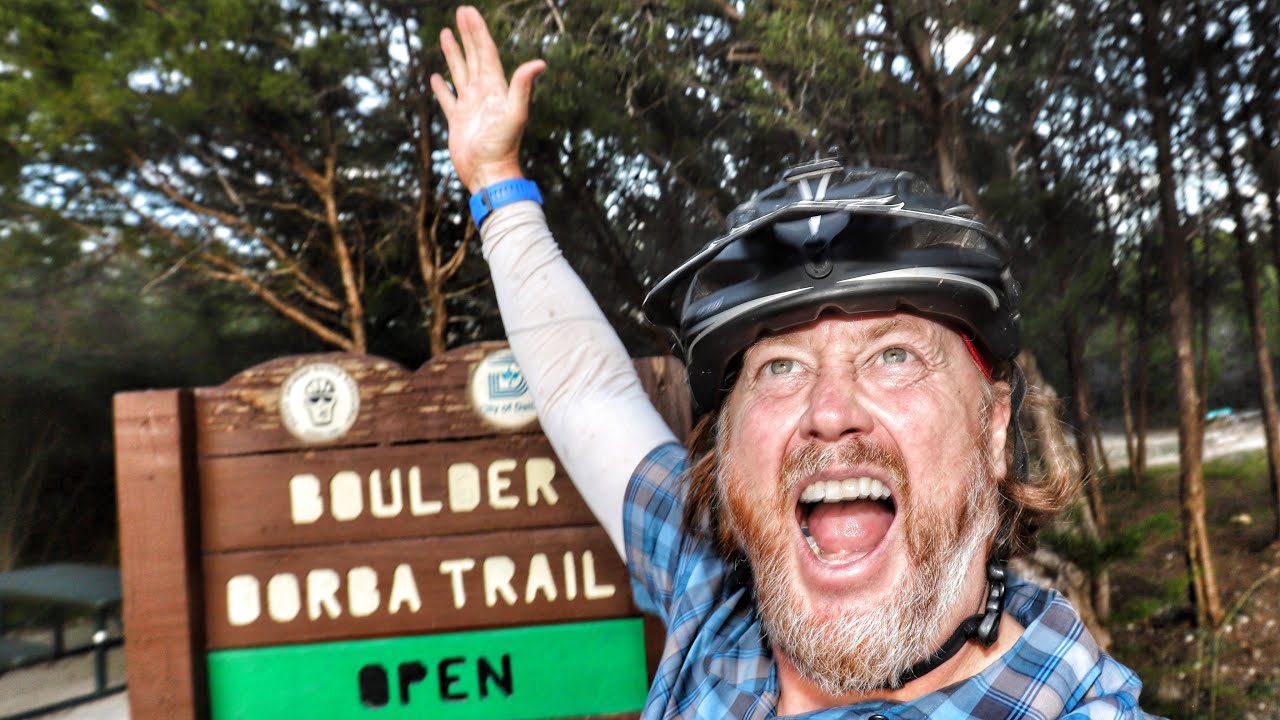 MOUNTAIN BIKING BOULDER PARK IN DALLAS TEXAS - YouTube