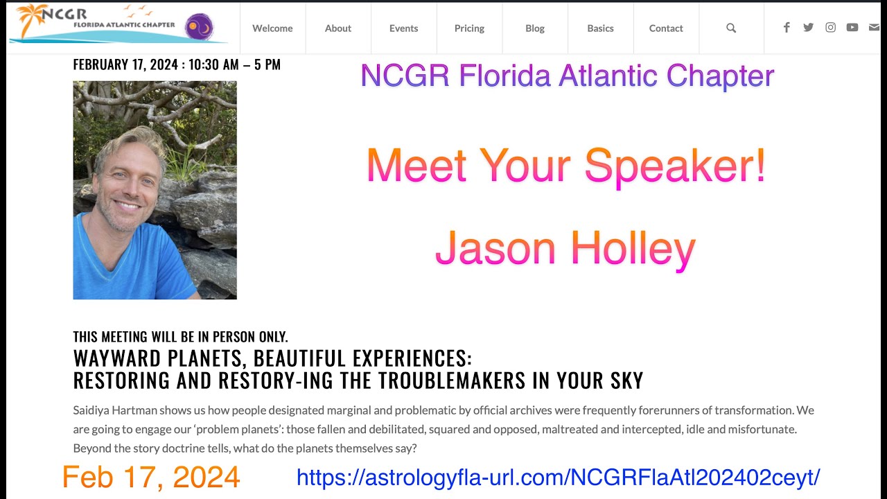 Jason Holley - Excerpt on Astrology and Therapy - Meet Your Speaker ...