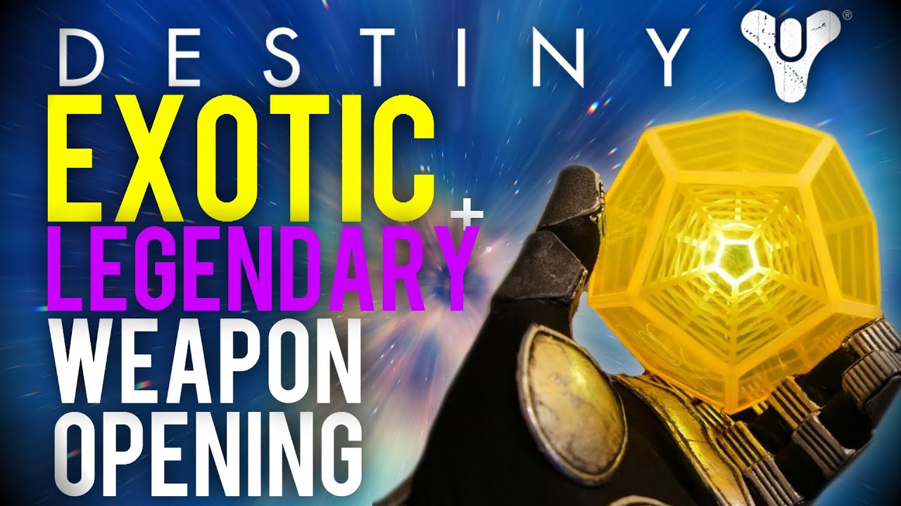 Destiny - INSANE EXOTIC WEAPON ENGRAM DECODING/OPENING! (NEW Suros ...