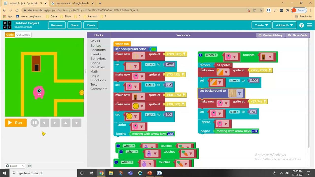 how to make a maze game in code.org - YouTube
