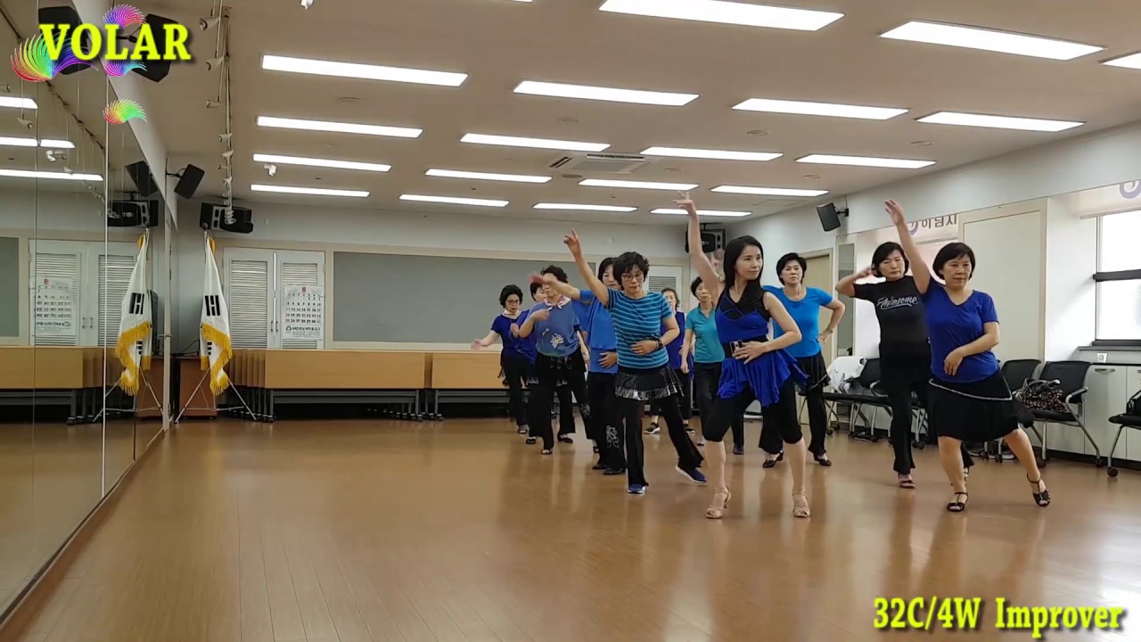 Volar Line Dance - Improver(Demo) - YouTube