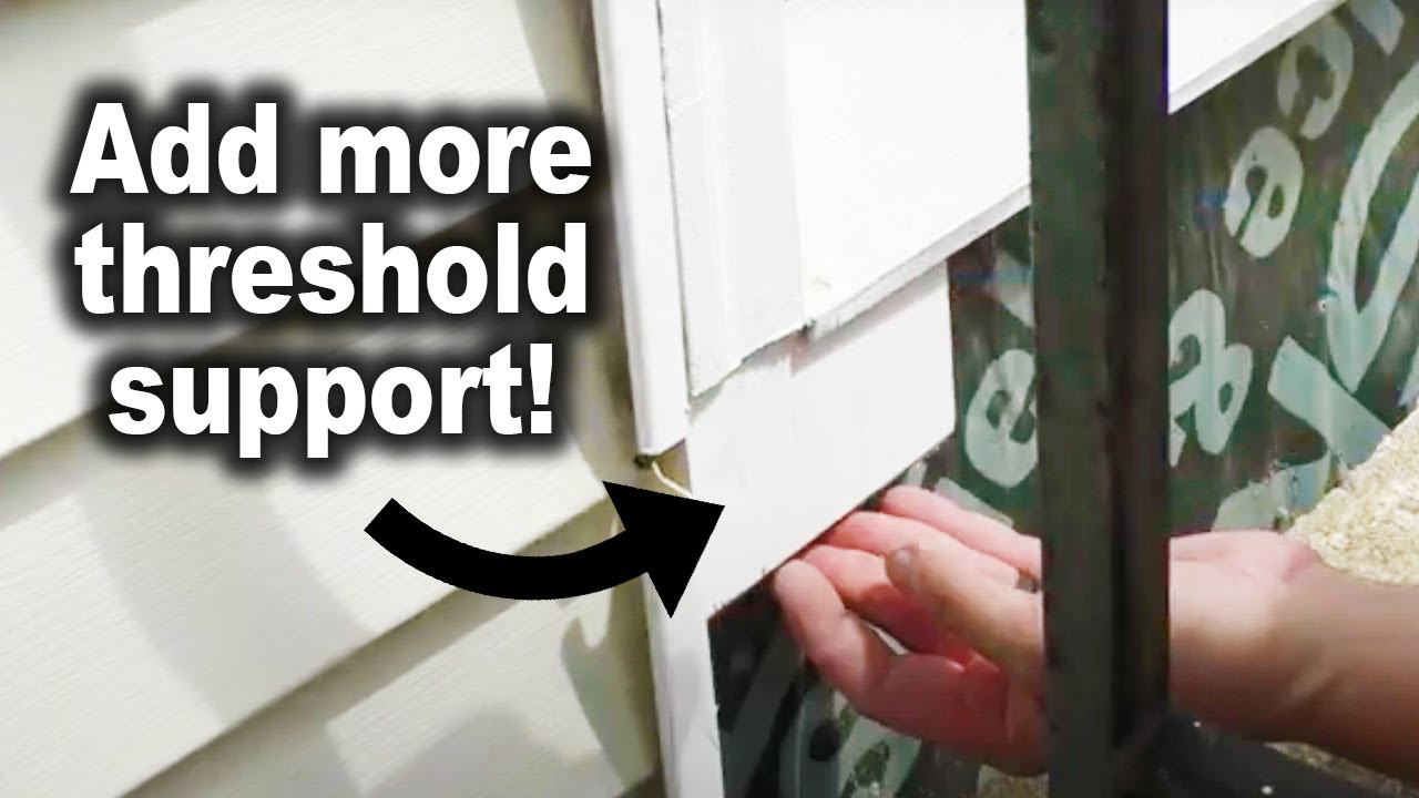 This Will Make Your Exterior Door Threshold More Solid! | The Fixer ...