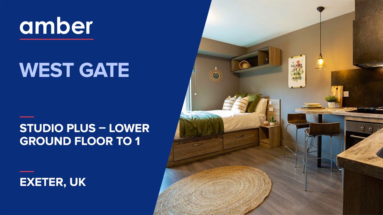 Room Tour | West Gate, Exeter | Student Accommodation in UK | amber ...