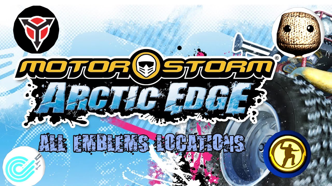 Motorstorm Arctic Edge all emblems guide - YouTube