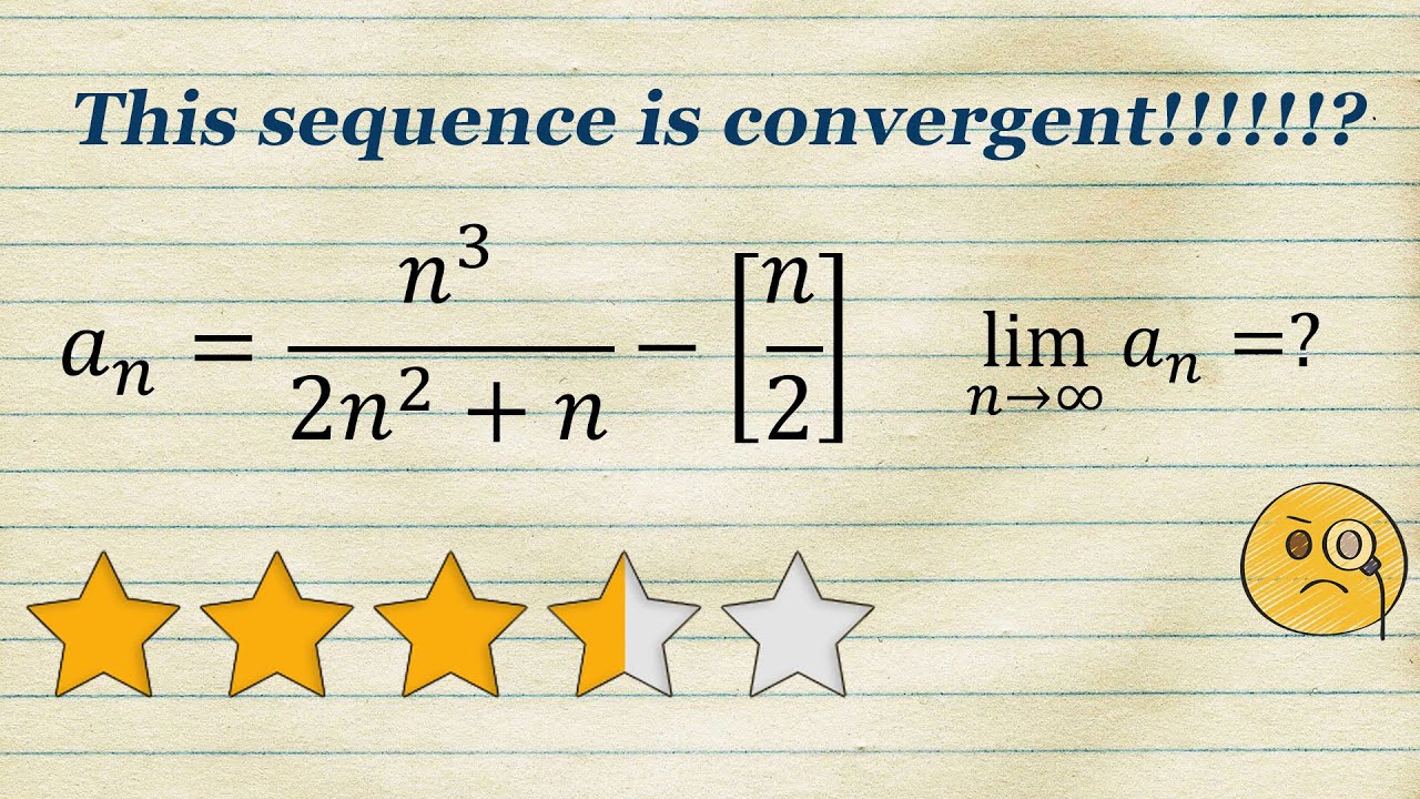 Convergence Test of a Sequence with Floor Function!! - YouTube