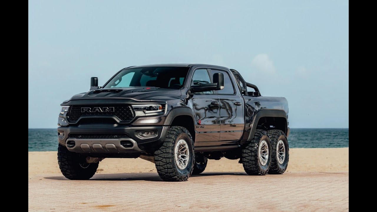 Hellephant-Swapped 6x6 RAM TRX | Hennessey MAMMOTH 6x6 1012-HP | CARZTECH - YouTube