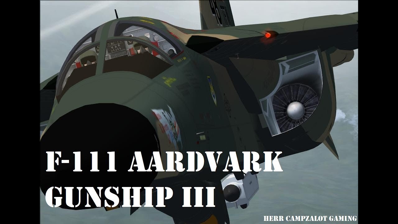 GunShip III - Vietnam War Fighter Jet Dogfight Footage - F 111 Aardvark ...