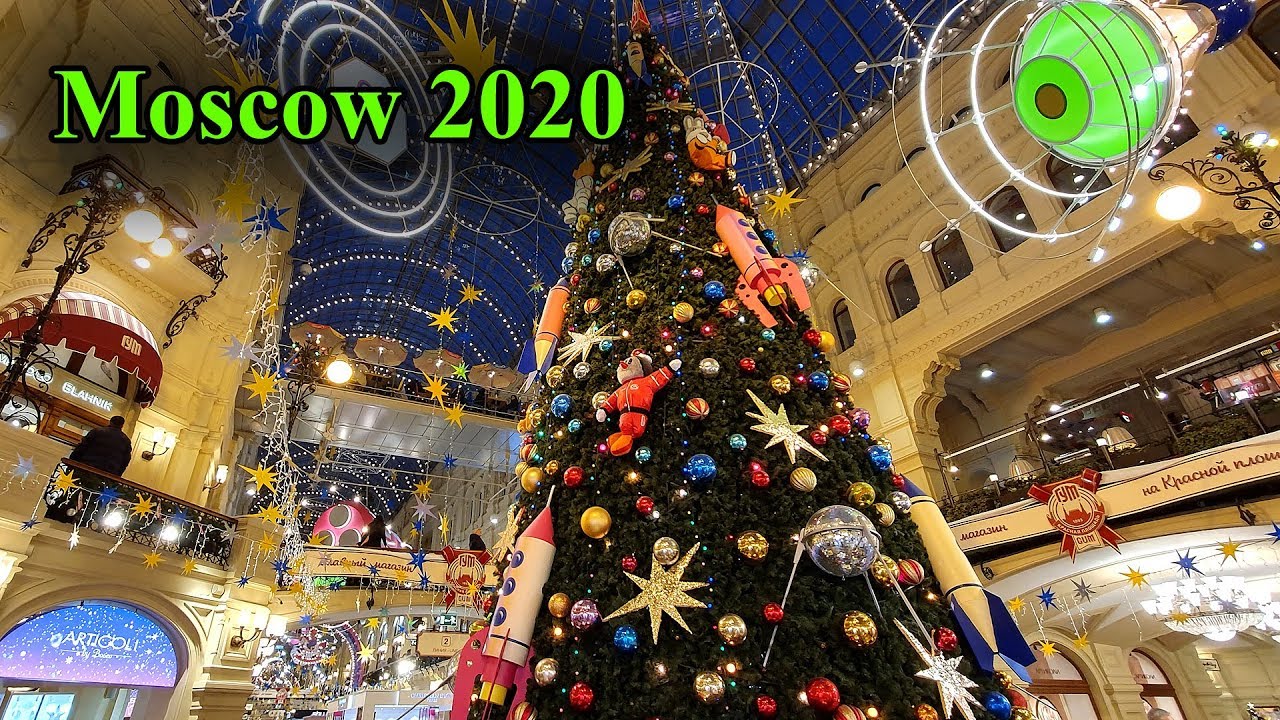 RUSSIAN STORE TOUR / Window Shopping & Walking around MOSCOW GUM STORE ...