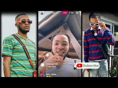 DENO CRAZY LIVE ON INSTAGRAM WITH NEW SONG COMING SOON!!