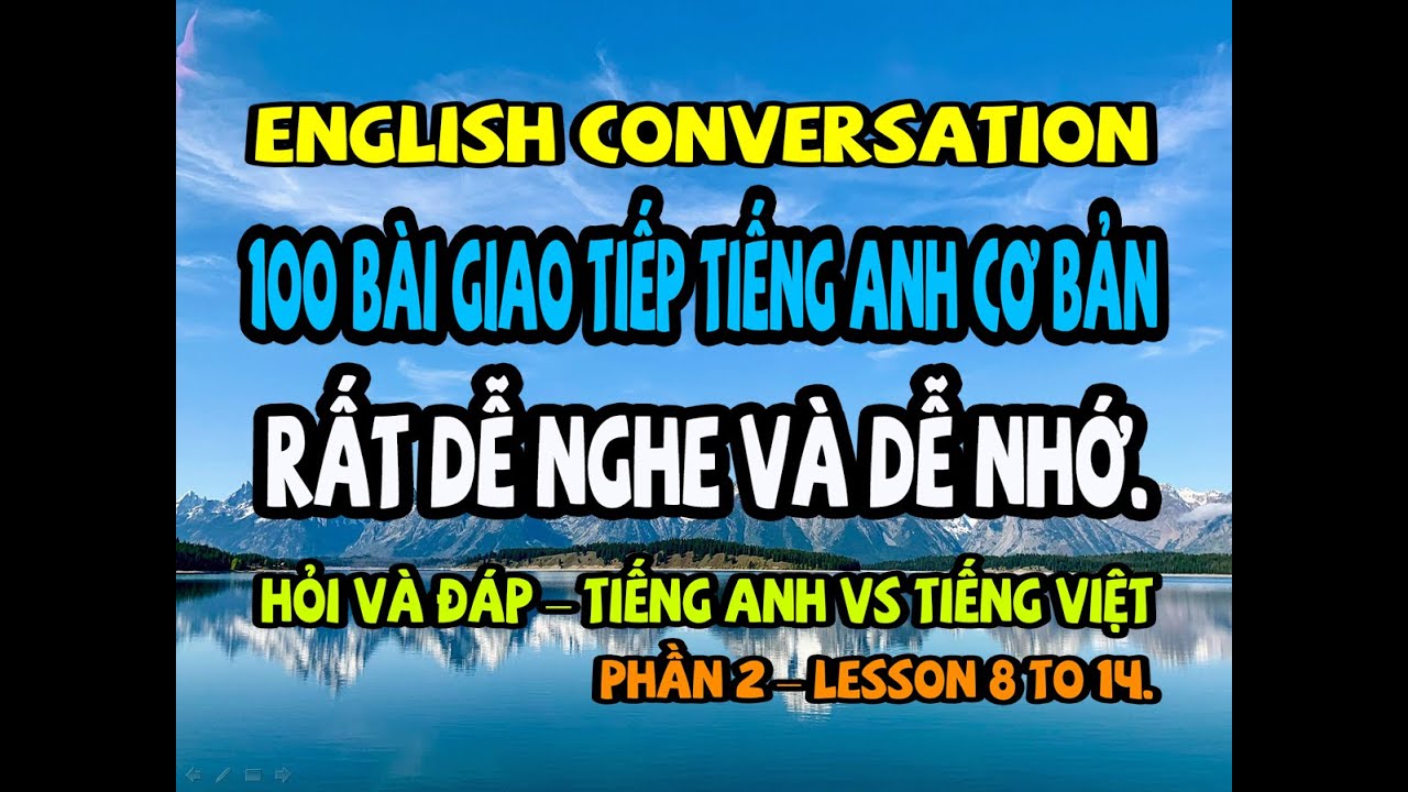 100 Common English Conversations | Part 2 | English Conversation | Huy ...