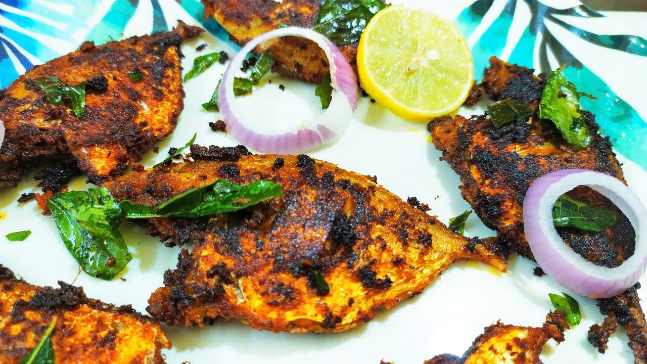 மீன் வறுவல்/Fish fry recipe in tamil/Meen varuval in tamil/Meen fry in ...