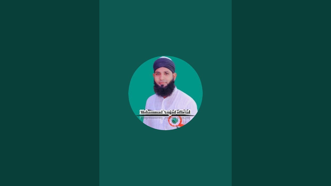 Mohammad Amjad official is live! - YouTube