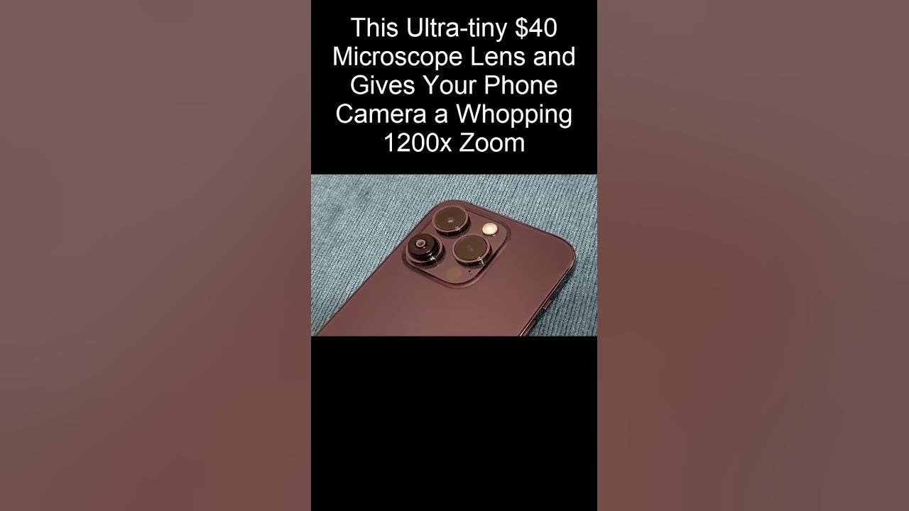 Unlock 1200x Zoom on Your PHONE! The iMicro Q3p Turns Your Camera into a Powerful Microscope ...