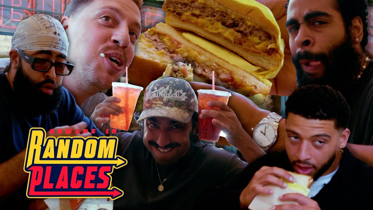 We Ate The Entire Menu at Burgers 99 | Humans in Random Places - YouTube
