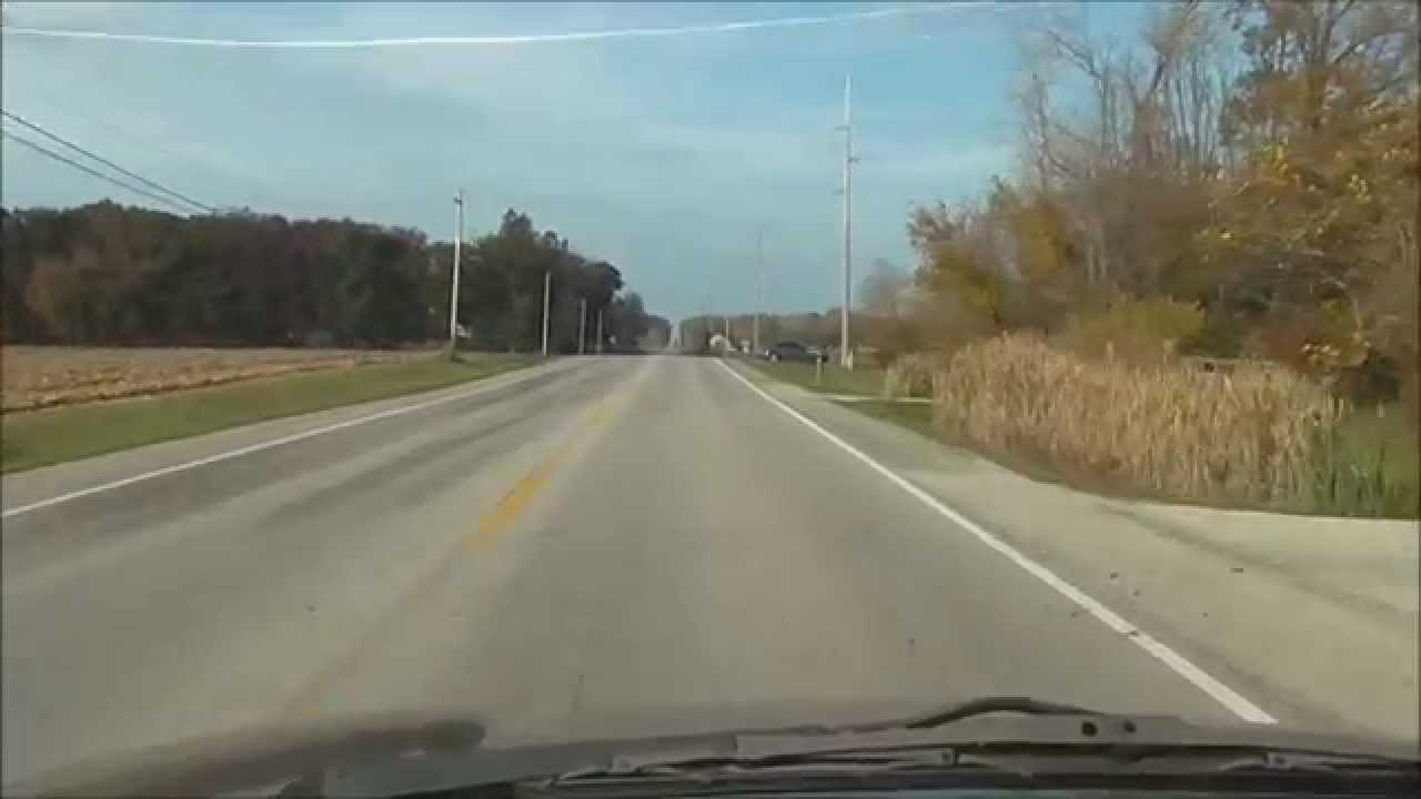 Driving Down a County Road in Indiana in Autumn [CC video] - YouTube