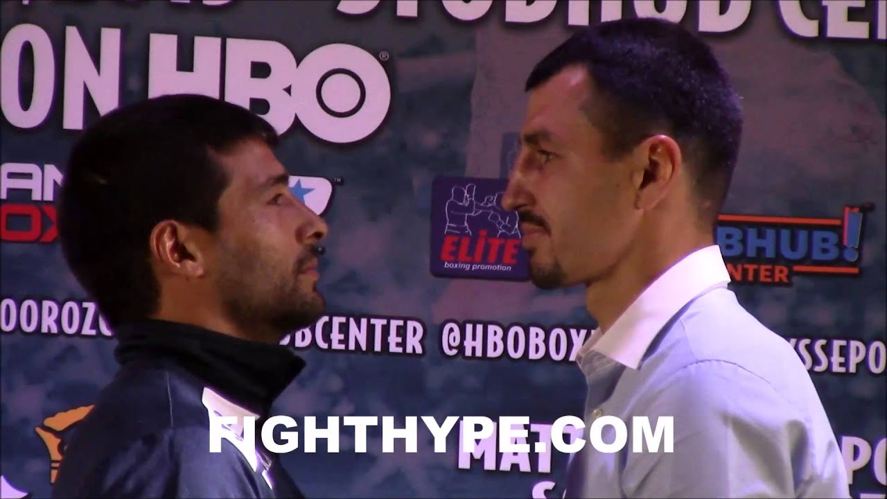 LUCAS MATTHYSSE VS. VIKTOR POSTOL FACE OFF - YouTube