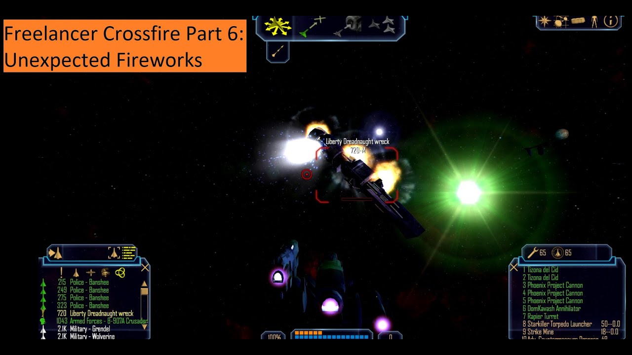Freelancer Crossfire -Part 6; Unexpected Fireworks - YouTube