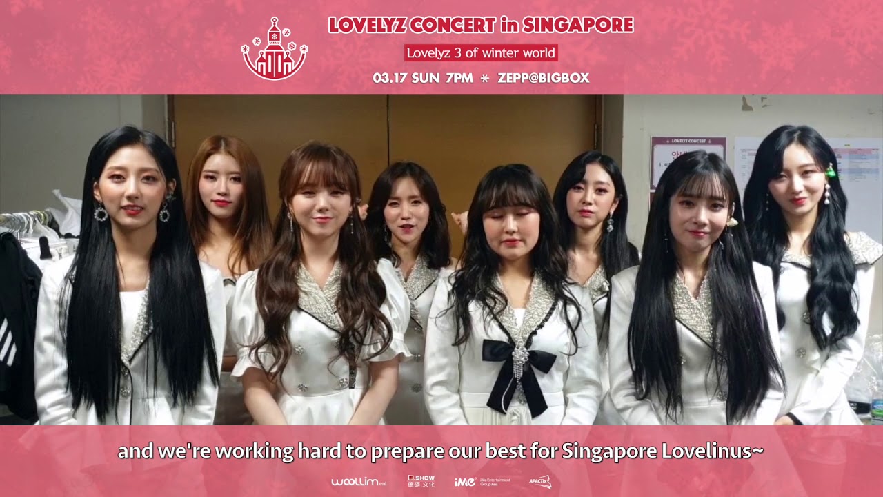 Greeting Video for Lovelyz Concert in Singapore - Lovelyz 3 of Winter ...