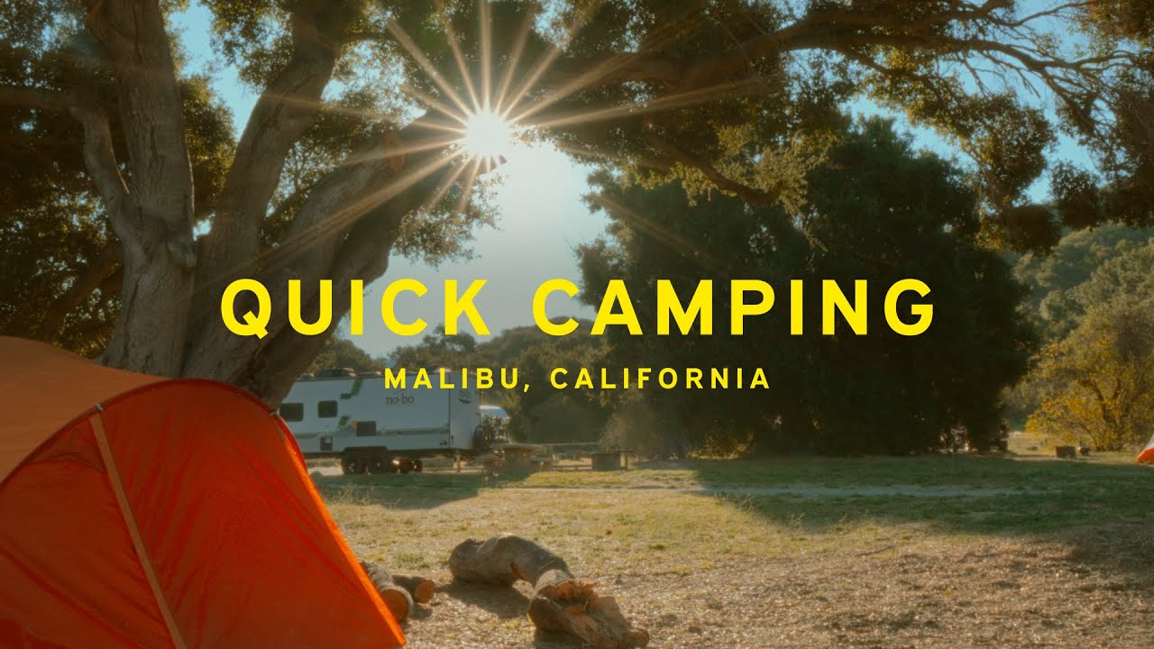 quick camping getaway in Malibu, California | sony a6700 + sigma 16mm f1.4 - YouTube