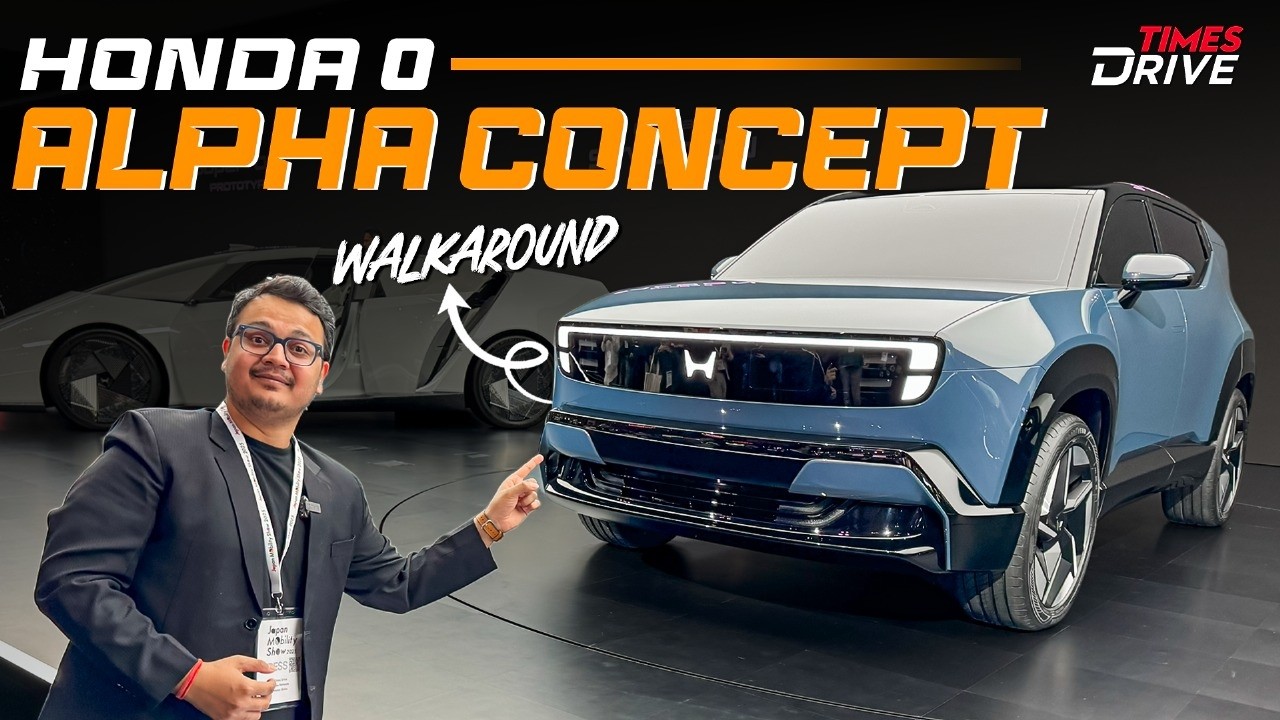 Honda 0 Alpha electric concept walkaround | Japan Mobility show 2025 ...