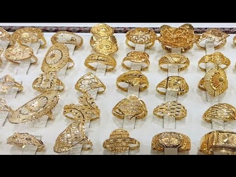 Saudi Gold Designs|Latest Light weight Gold Ring Designs|saudi gold ...