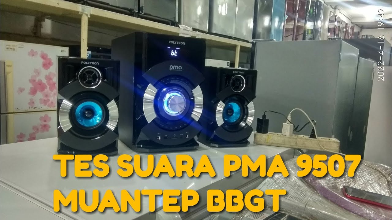 Tes suara speaker Polytron PMA 9507 bosku... - YouTube