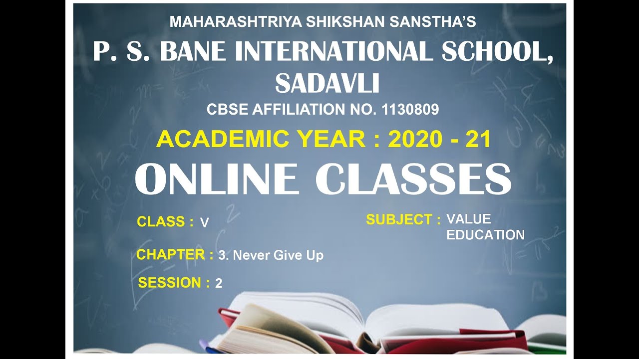 CLASS 5TH SUBJECT VALUE EDUCATION CHAPTER 3 NEVER GIVE UP SESSION 2 ...