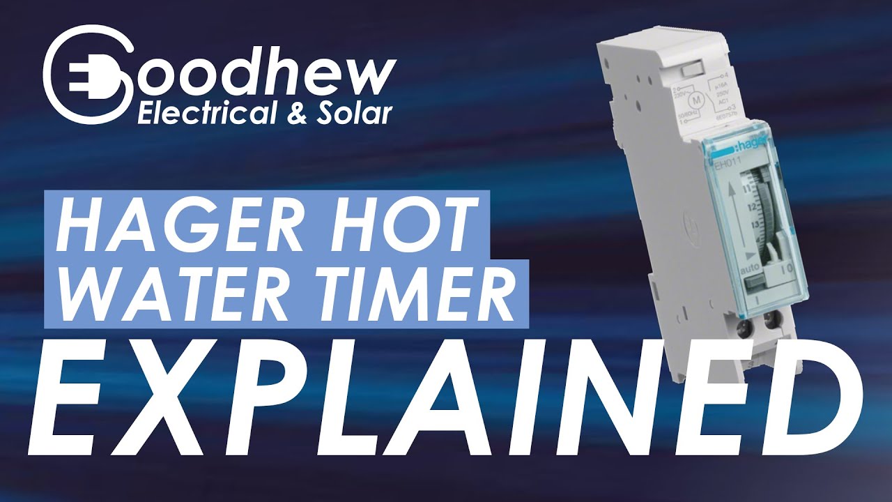 Hager EHN010 / EHN011 Hot Water Timer Explained - YouTube