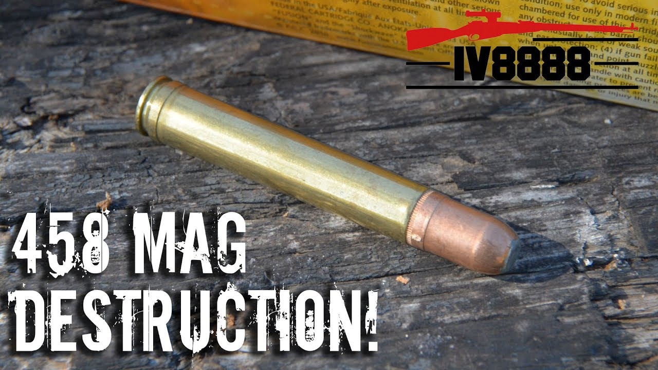 458 Winchester Magnum Destruction YouTube