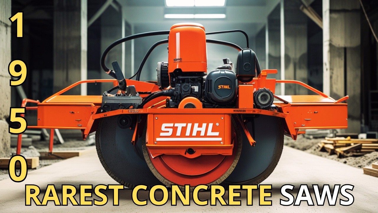 15 Vintage Concrete Cutting Machines from 1950s America Revealed! - YouTube