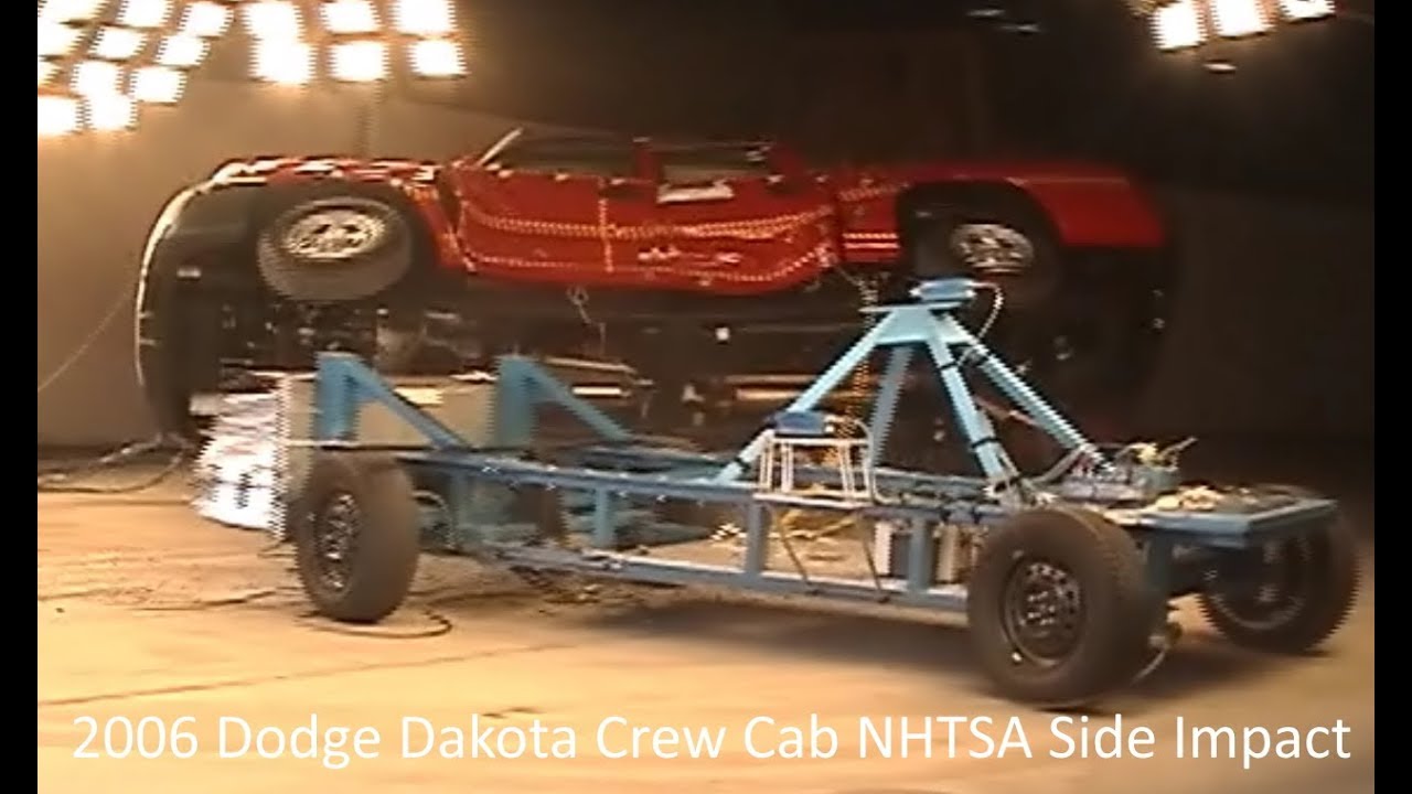 2005-2011 Dodge Dakota / Mitsubishi Raider Crew Cab NHTSA Side Impact ...