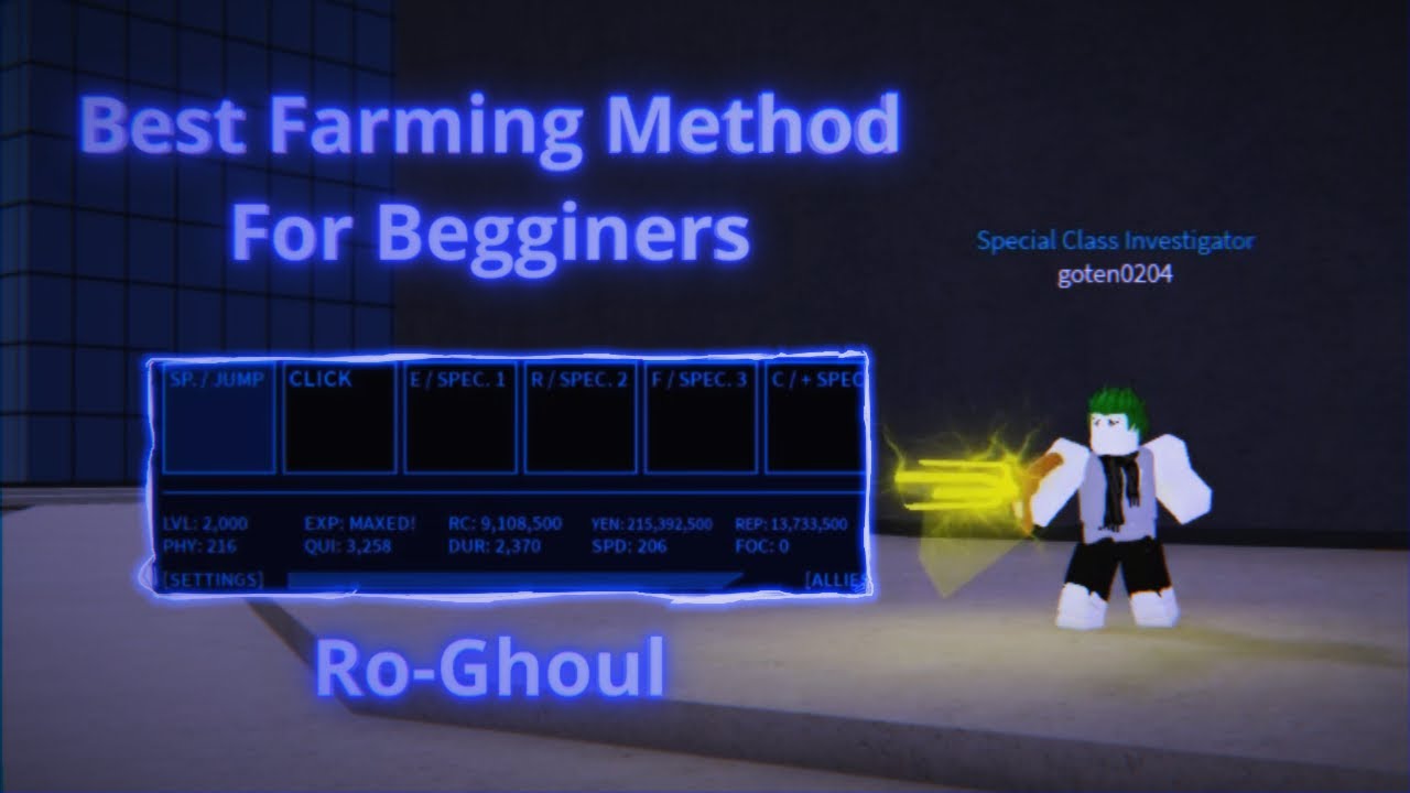 [Ro-Ghoul] How To Farm Fast As A Beginner - YouTube