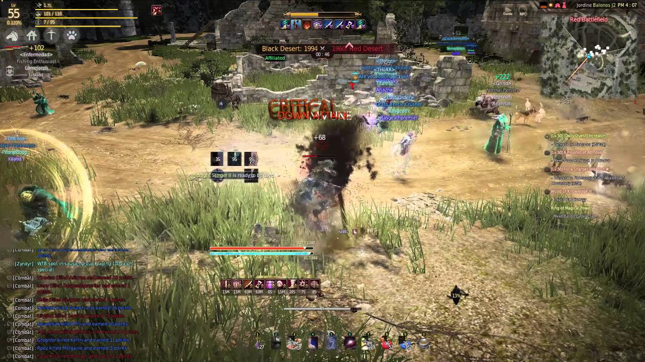 Sorceress BDO trying Air attacks in pvp. - YouTube