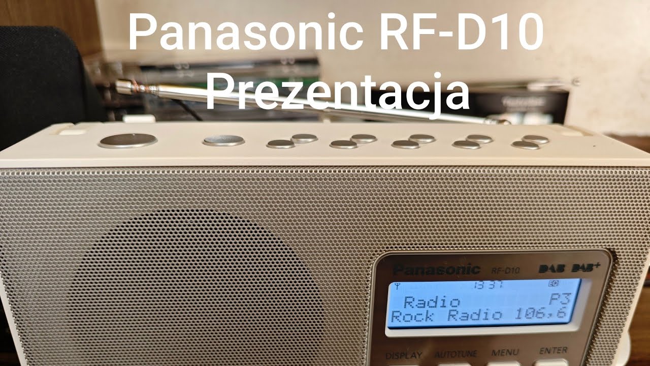 Odbiornik DAB/FM Panasonic RF-D10 prezentacja - YouTube