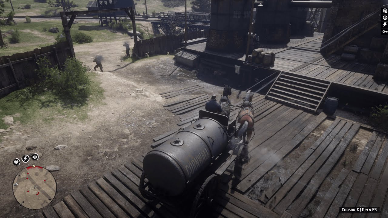 Stealing Oil Wagon for friend (2K) (60FPS) | RDR 2 - YouTube