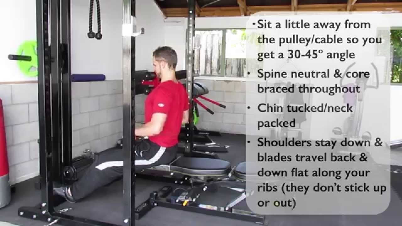 High Seated Cable Row with Pronated Grip - YouTube