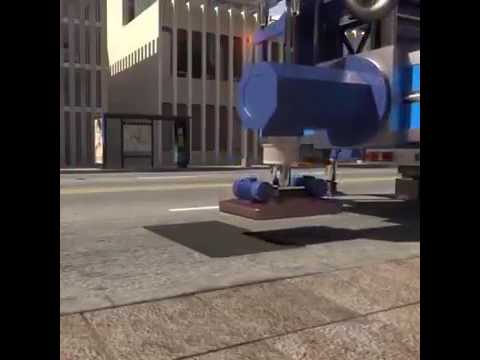 Highway repair technology Propelled pothole patching machine - YouTube