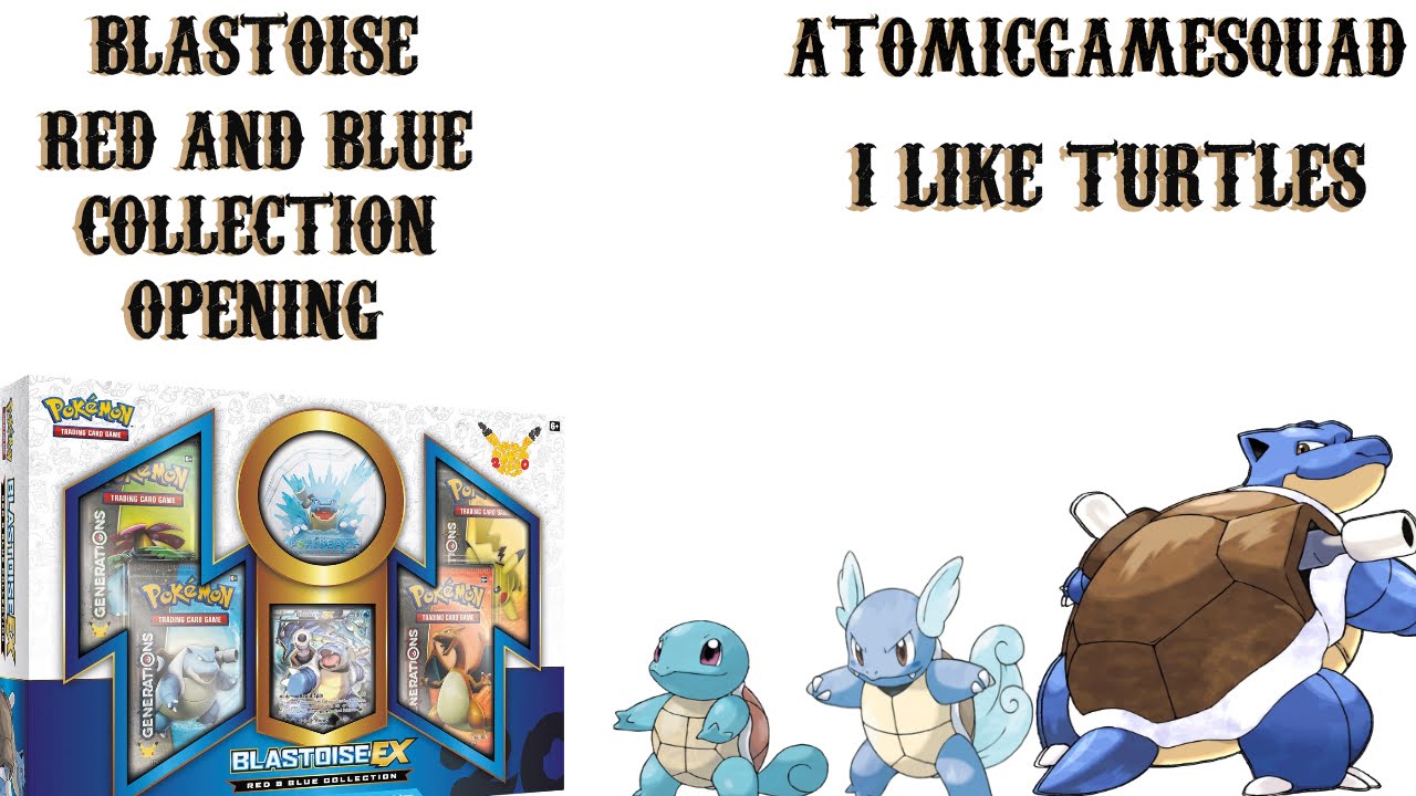 Blastoise red and blue collection| Pokemon | AGS - YouTube