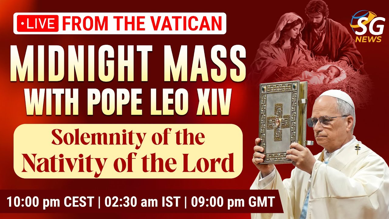 Midnight Mass with Pope Leo XIV | Christmas | Vatican - YouTube