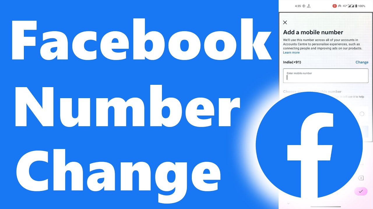 Facebook ka number change kaise kare | how to change facebook phone ...