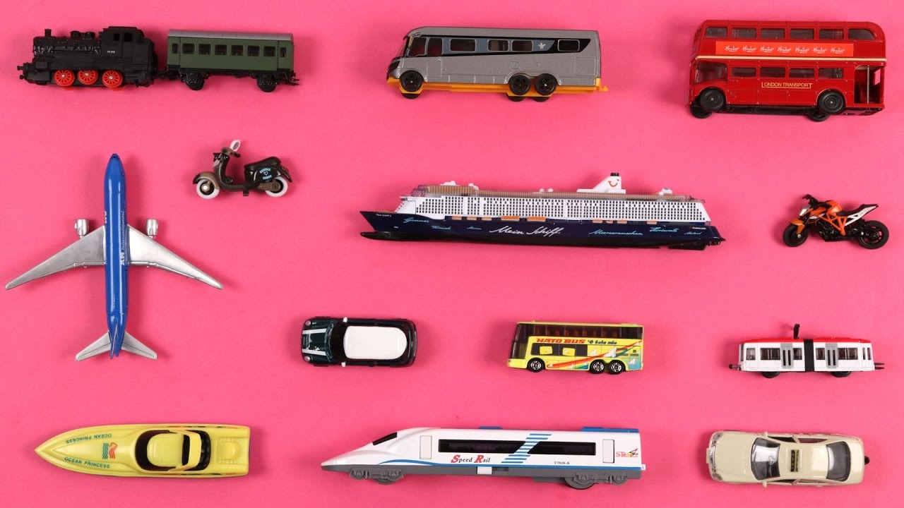 Learning Transport Vehicles For Kids Children Babies Toddler With ...