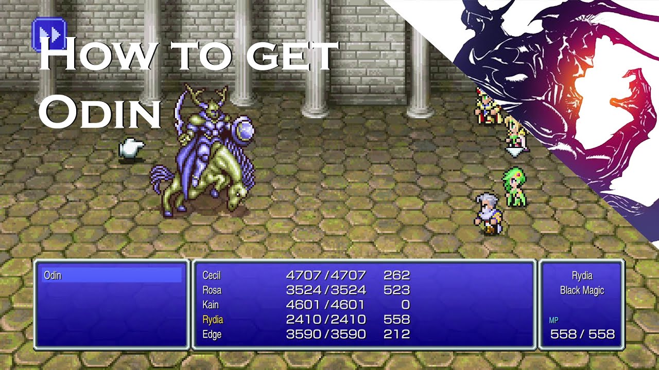 How to get the Odin Summon in Final Fantasy 4 - YouTube
