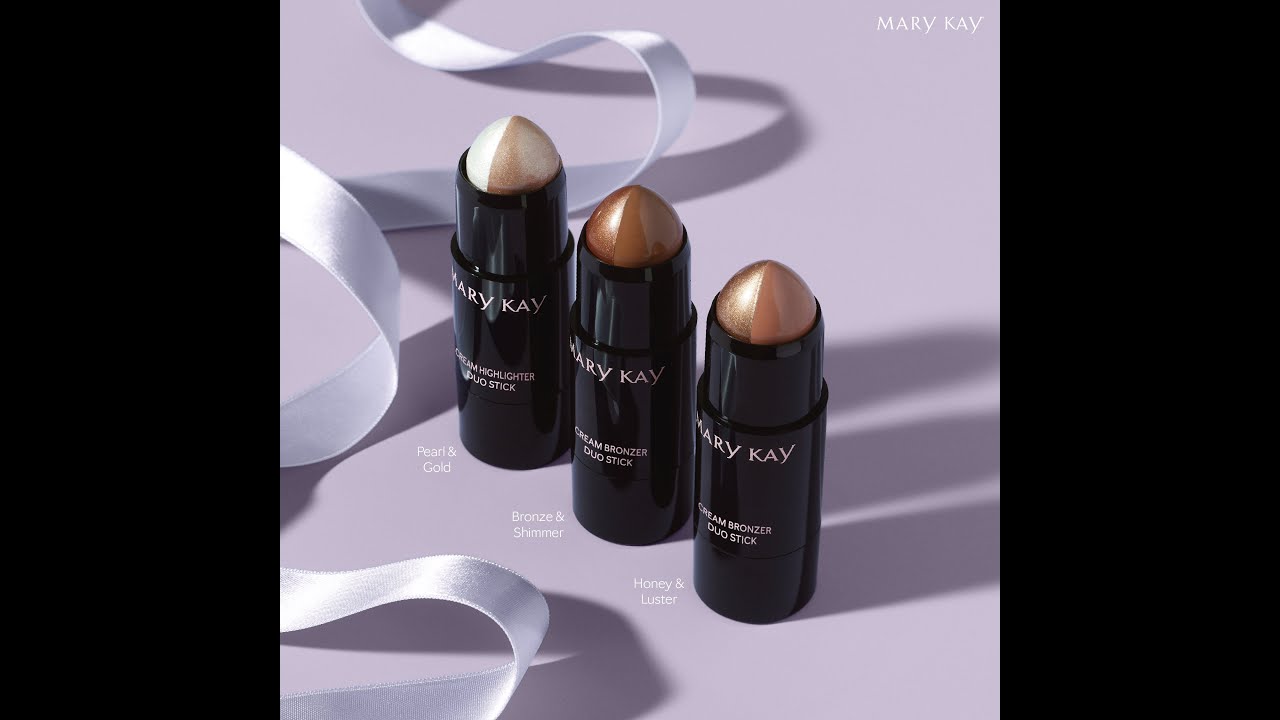 New Mary Kay bronzer and highlighter duo sticks - YouTube