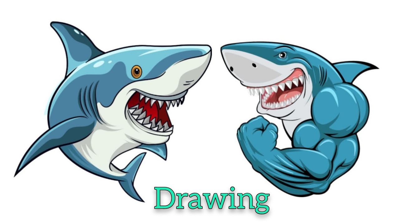 Shark attack drawing for kids #sharkdrawing #sharkattak #attak ...