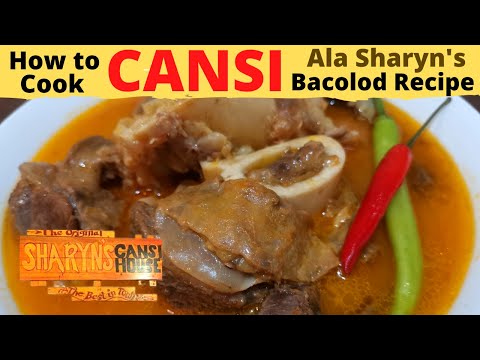 CANSI Recipe | Authentic KANSI of Bacolod | Inspired by SHARYN'S CANSI HOUSE | Using BATUAN fruit