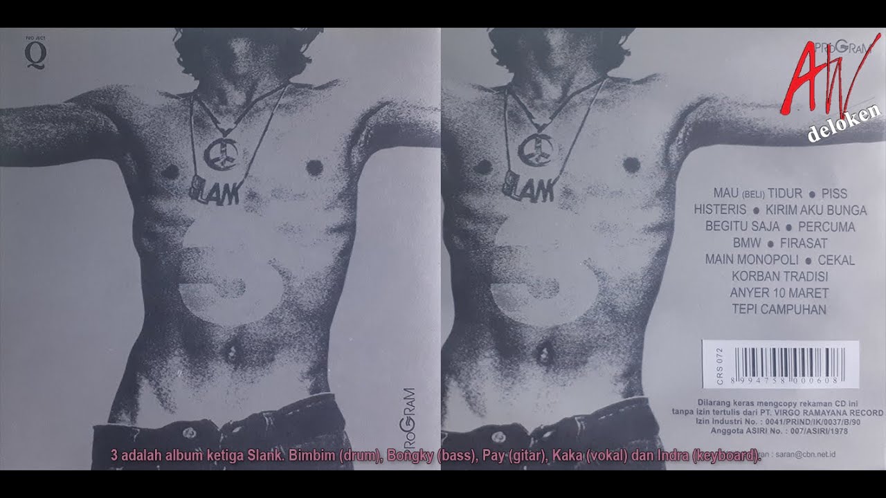 SLANK - BMW... (Album : Piss, 1993) #slank #slankers #legend - YouTube