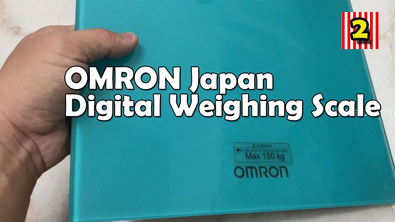 OMRON Japan Digital Weighing Scale How to Replace or Change The Battery ...